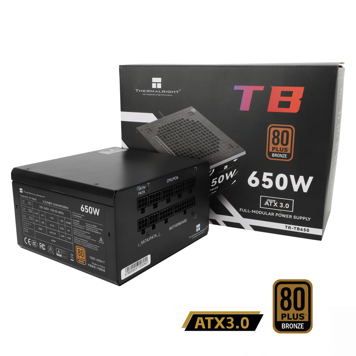650W Thermalright TB-650 Bronze Fully Modular PSU — Computer Orbit
