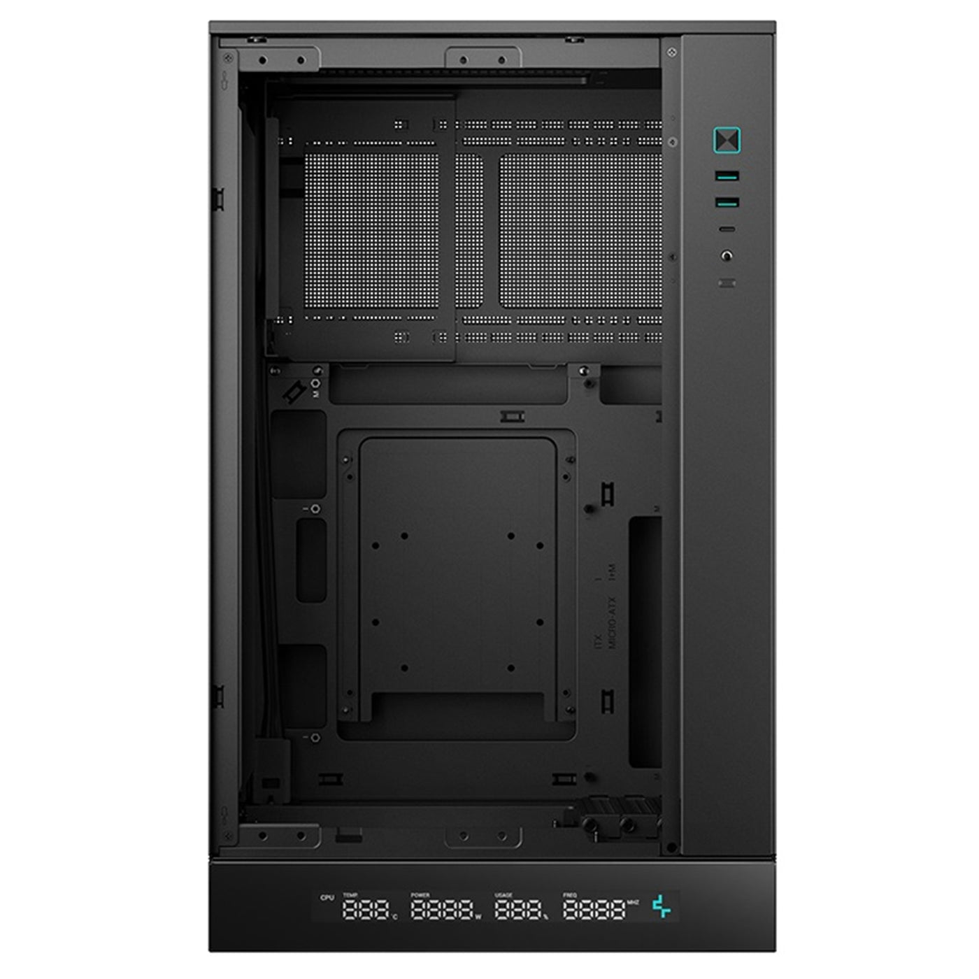 Deepcool CH270 Digital Black Micro-ATX PC Case — Computer Orbit