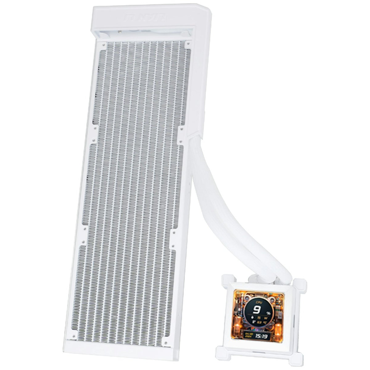 Lian Li HydroShift LCD 360 White Fanless 360mm AIO Liquid Cooler ...