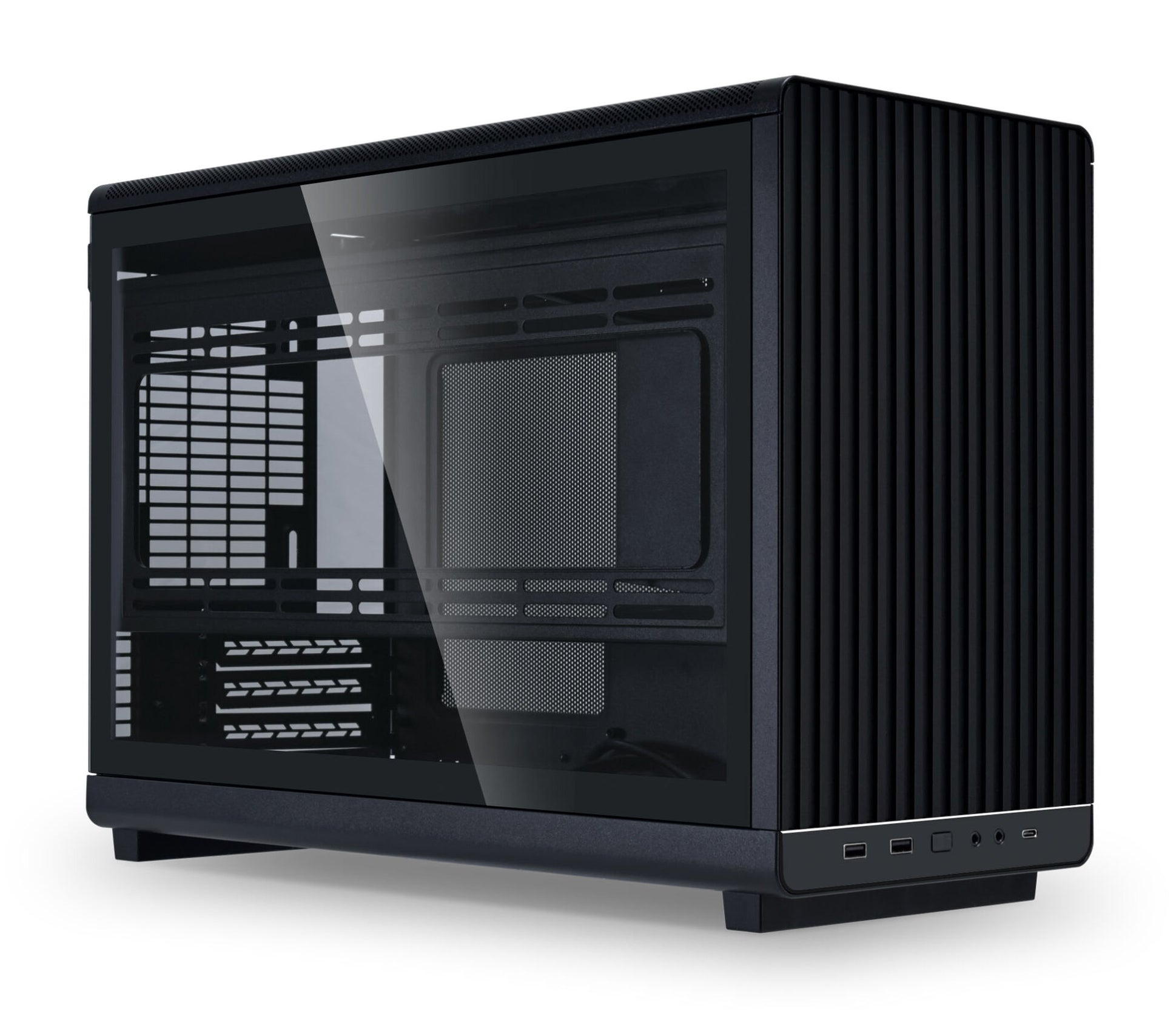 Lian Li Dan Cases A3-mATX Black Glass Replacement Panel — Computer Orbit