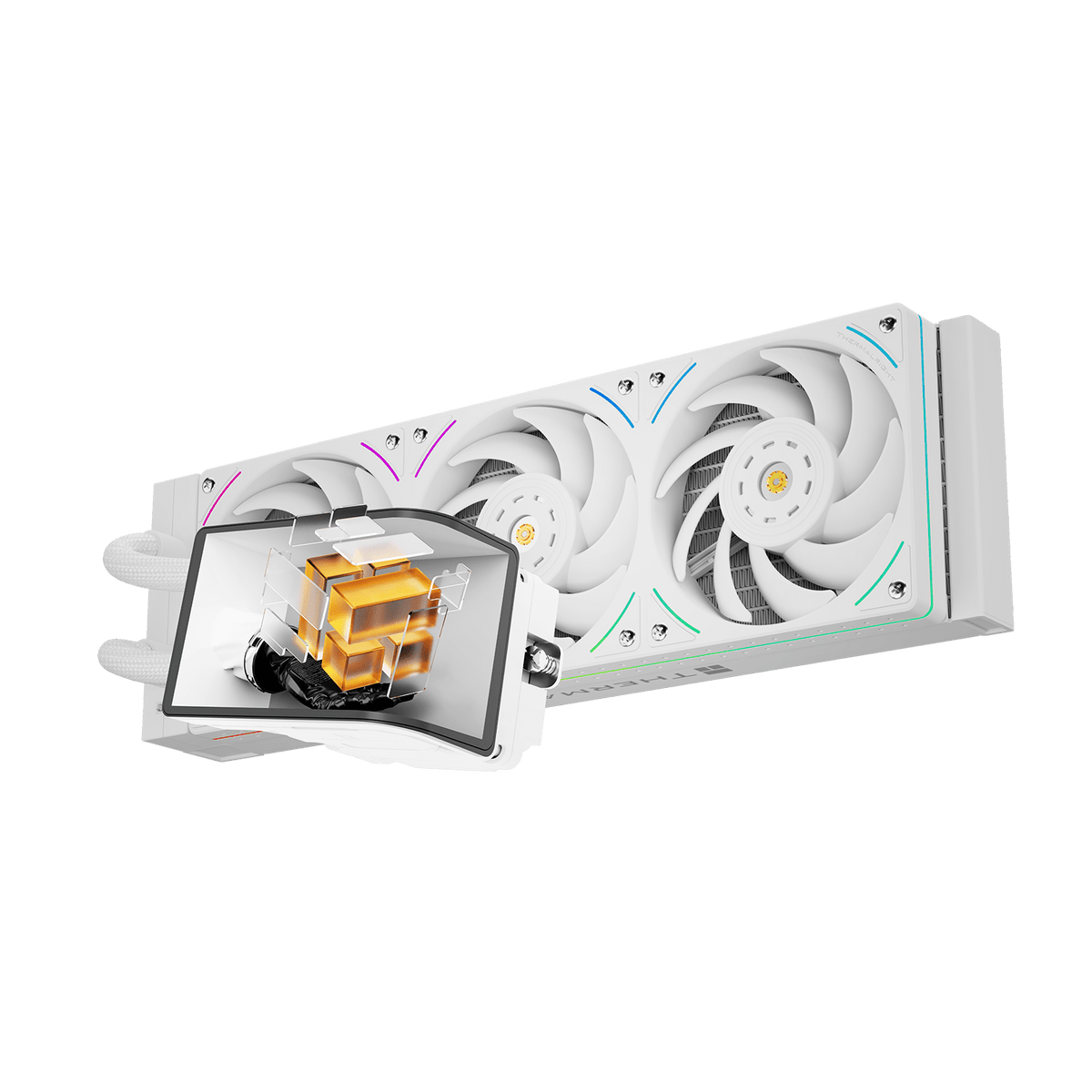 Thermalright Wonder Vision 360 UB ARGB White OLED AIO Liquid Cooler ...