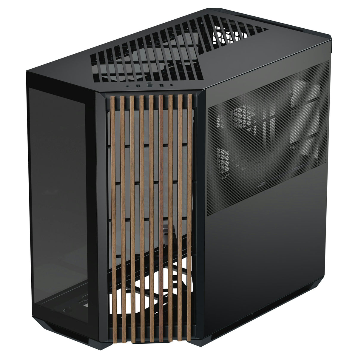 APNX V1 Wood Black ATX PC Case — Computer Orbit